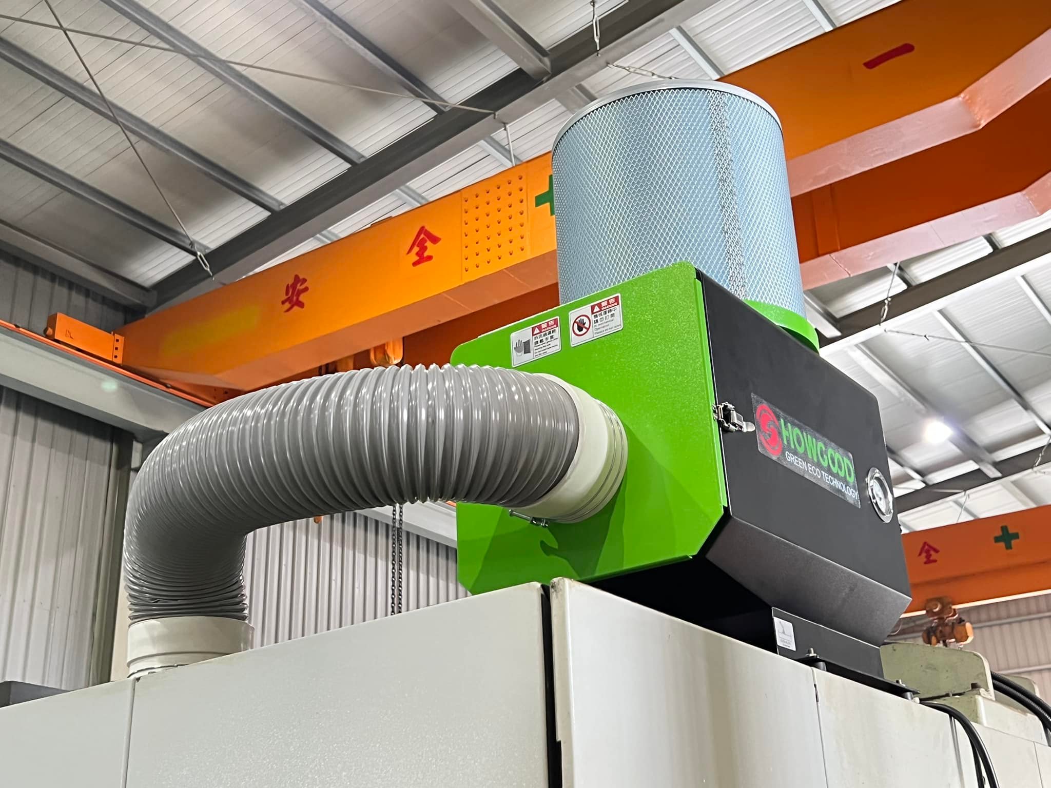 Oil mist recycling & air cleaner Install an instance